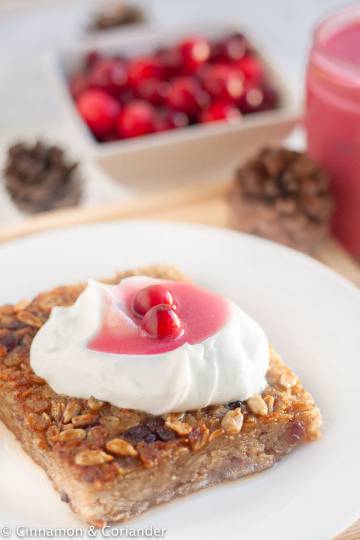Fried Oatmeal Breakfast - Vegan & Gluten-free - Cinnamon&Coriander