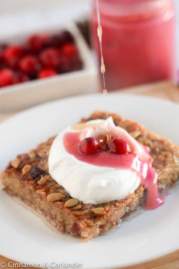 Fried Oatmeal Breakfast - Vegan & Gluten-free - Cinnamon&Coriander