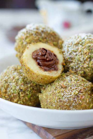 [:de]Grieß Knödel mit Nougat - Süße Mozart Knödel (Zuckerfrei)[:en ...