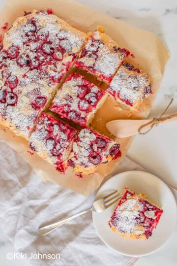 German Raspberry Cake - Raspberry Kuchen - Cinnamon&Coriander