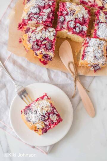 German Raspberry Cake - Raspberry Kuchen - Cinnamon&Coriander