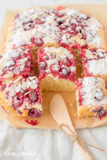 German Raspberry Cake - Raspberry Kuchen - Cinnamon&Coriander
