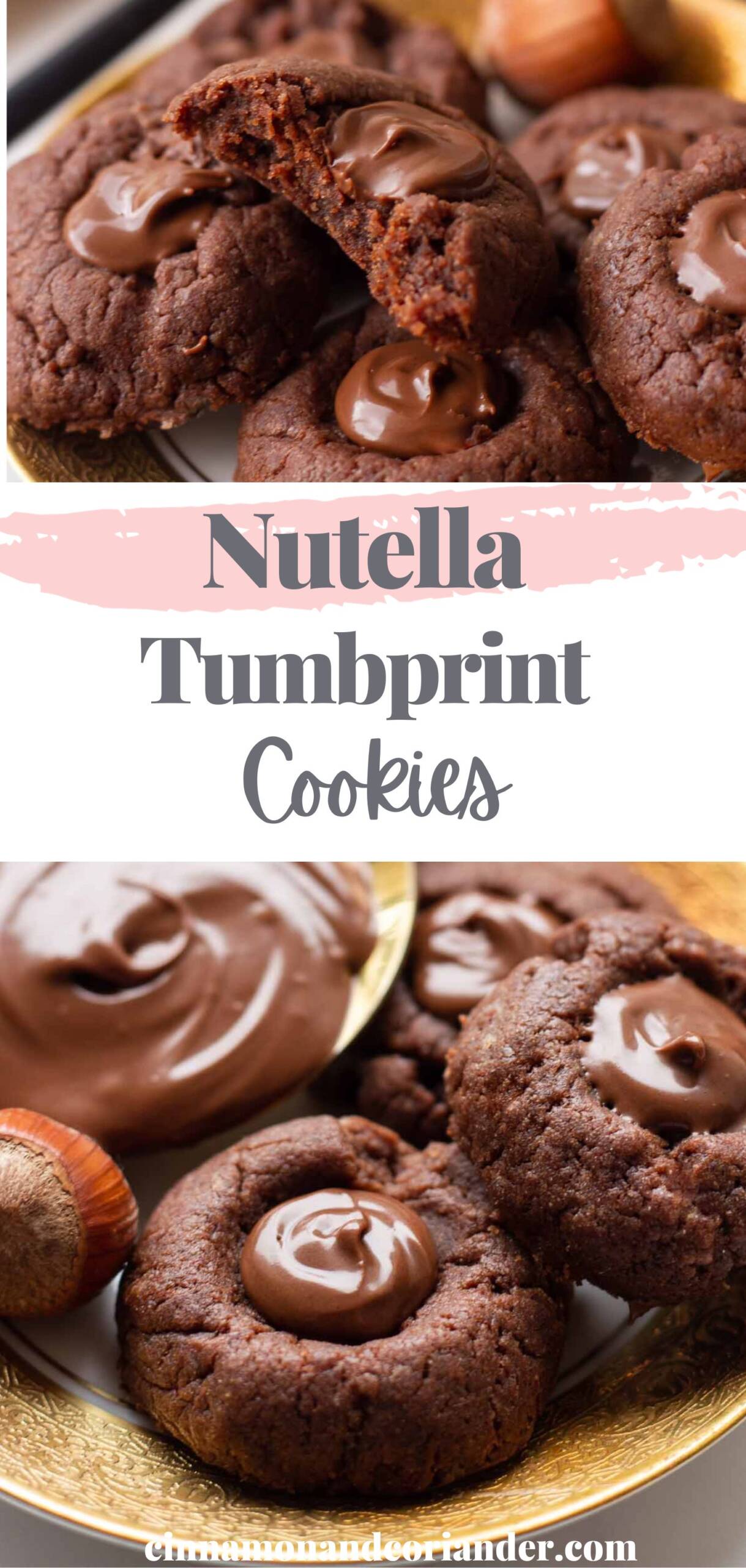 Easy Nutella Tumbprints Cookies Recipe