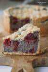 German Mohnkuchen Recipe - Poppy Seed Cake with Cherries - Cinnamon ...